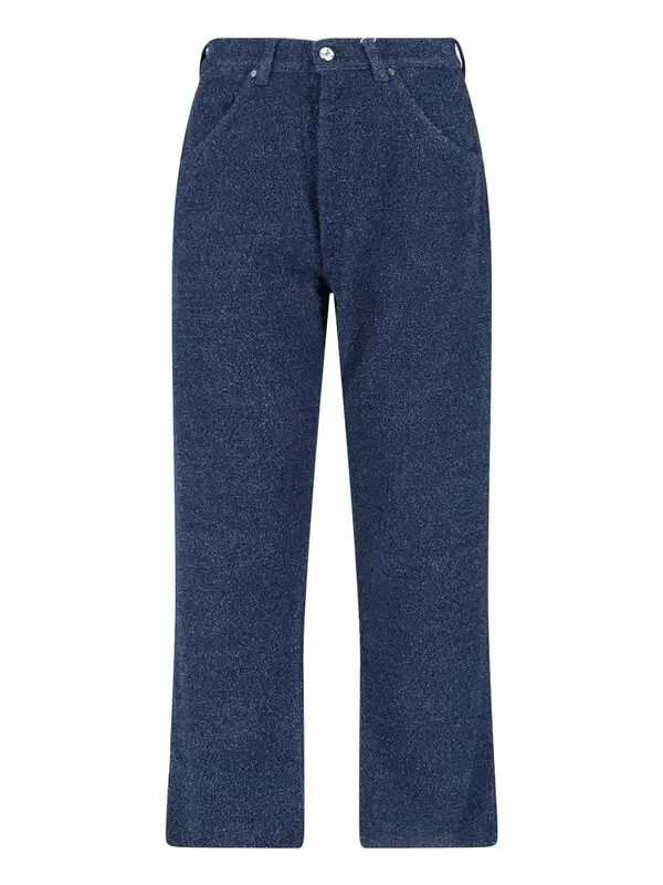 VIVIENNE WESTWOOD Stretch Cotton Blend Trousers - Blue
