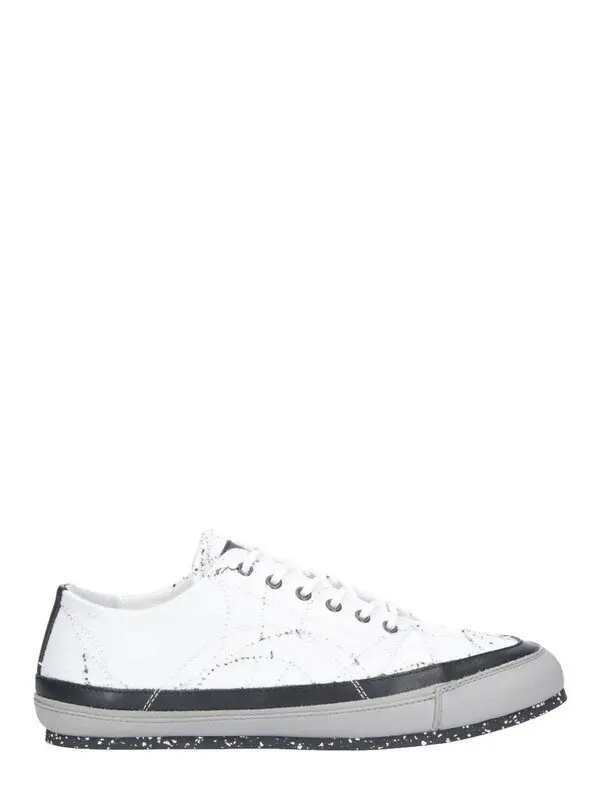 KIKO KOSTADINOV Low-top Canvas Lace-up Sneakers - White