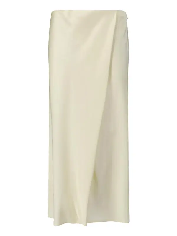 Khaite Silk-blend Mini Skirt - Yellow