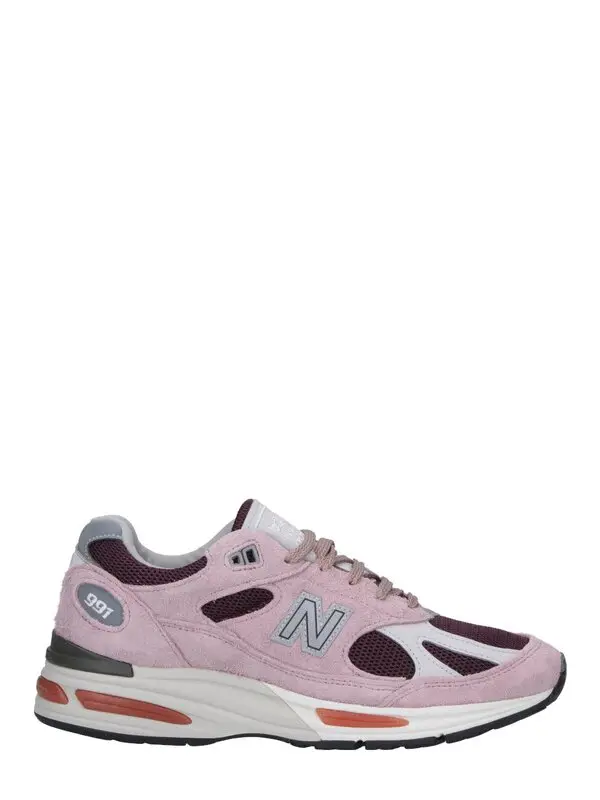 NEW BALANCE Suede & Mesh Sneakers - Pink