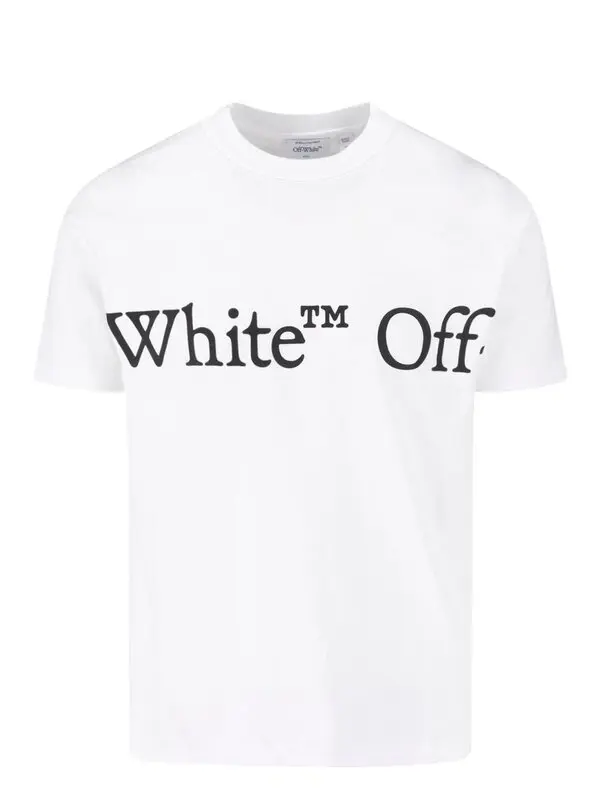 Off-White Cotton T-shirt For - White