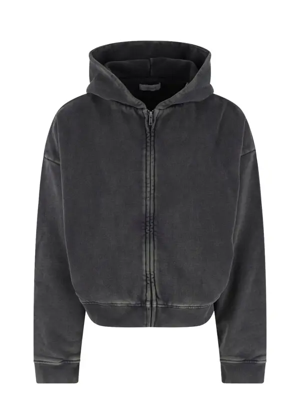 ENTIRE STUDIOS Organic Cotton Zip-up Hoodie - Black