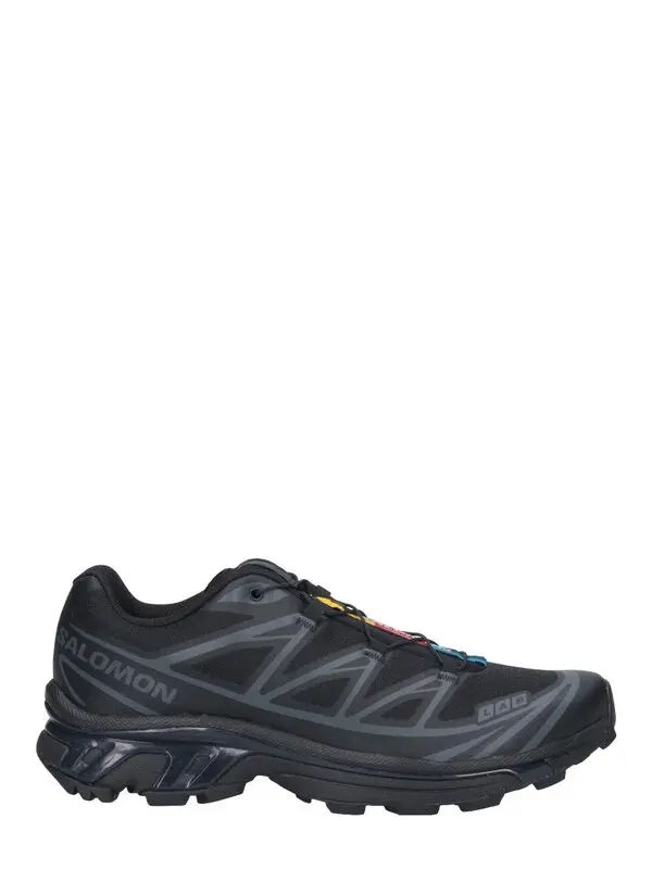SALOMON Low-profile Textile Sneakers With Rubber Outsole - Black