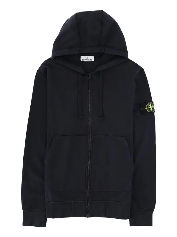 Stone Island Tech-utility Zip-up Hoodie - Blue