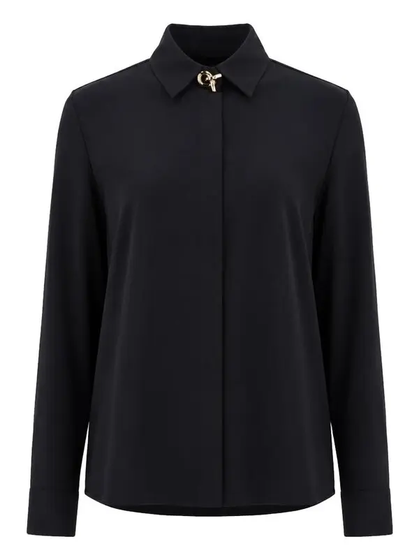 Fabiana Filippi Tailored Shirt With Classic Collar Detail - Blue