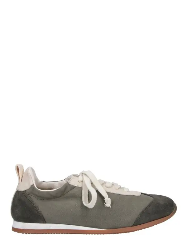 UMA WANG Lamb Leather Low-top Sneakers - Grey