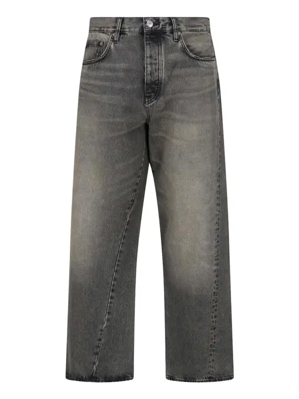 SUNFLOWER Wide-leg Jeans - Black