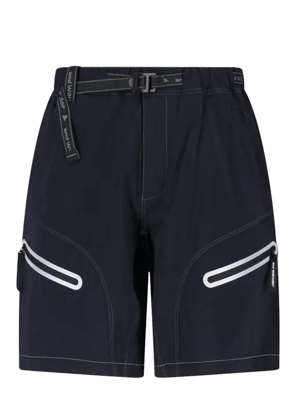 AND WANDER Nylon Stretch Trousers - Black