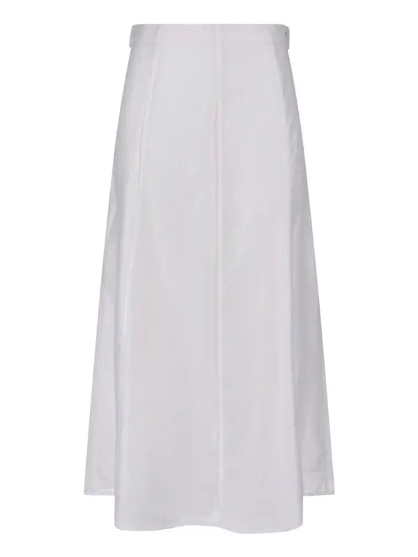 Calvin Klein Lyocell-blend Mini Skirt - White