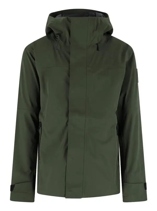 Canada Goose Insulated Puffer Jacket With Hood - Green