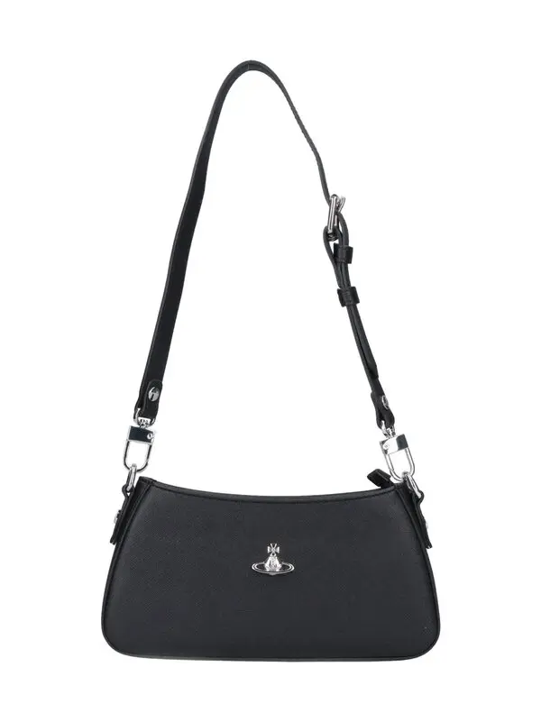 VIVIENNE WESTWOOD Designer Mini Crossbody Bag - Black