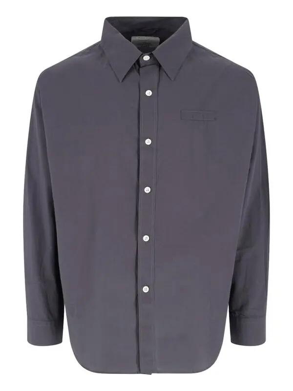 MFPEN Micro-structure Cotton Shirt For - Grey