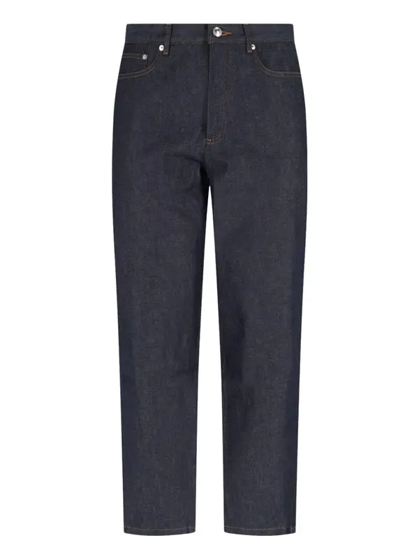A.p.c. High-waist Straight-leg Jeans - Blue