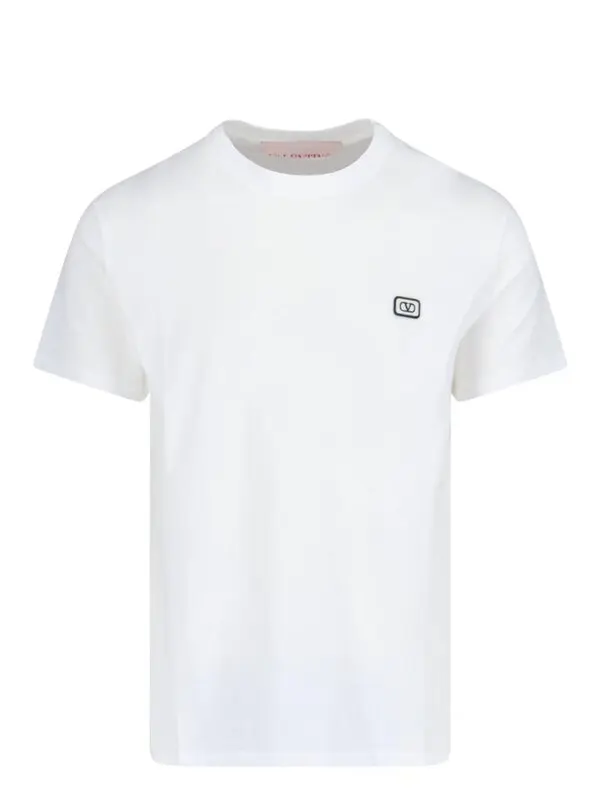 Valentino Garavani Lightweight 100% Cotton T-shirt - White
