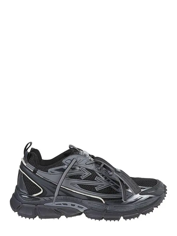 Off-White Be Right Back" Sneakers With Lug Sole - Black