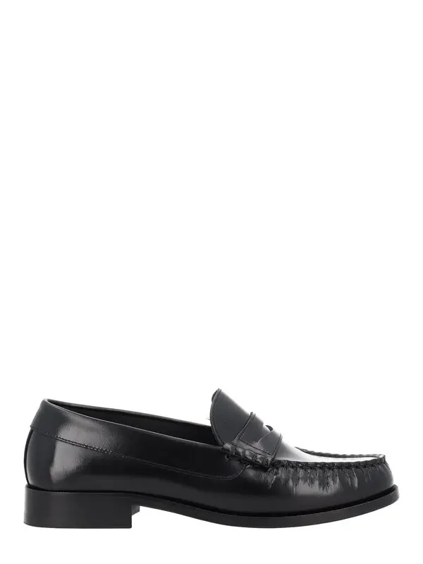 ALOHAS Mocassino Rivet Loafers - Black