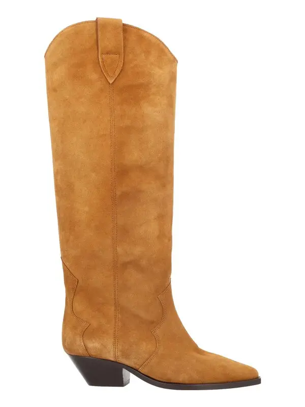 Isabel Marant Étoile Denvee Suede Knee-high Boots - Brown