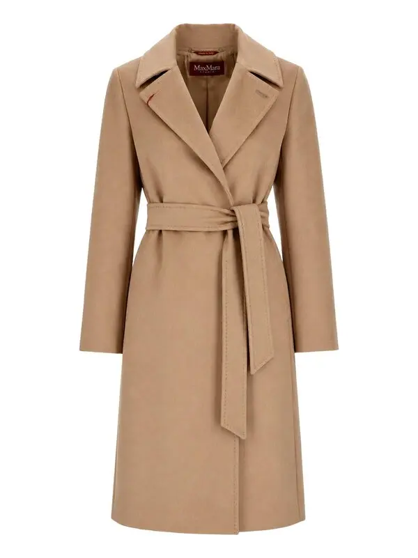 Max Mara Wool Robe Coat - Beige