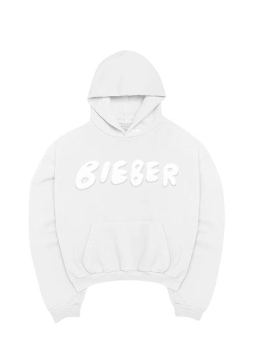 SKYLRK Justin Bieber Coachella Graphic Hoodie - Light Grey