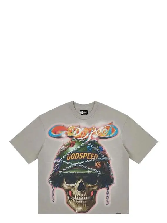 GODSPEED Badges Of Honor T-shirt - Wolf Grey