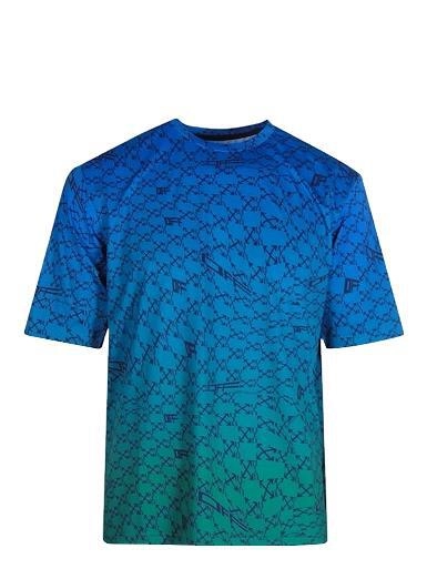 Off-White Allover Peacock T-shirt - Blue