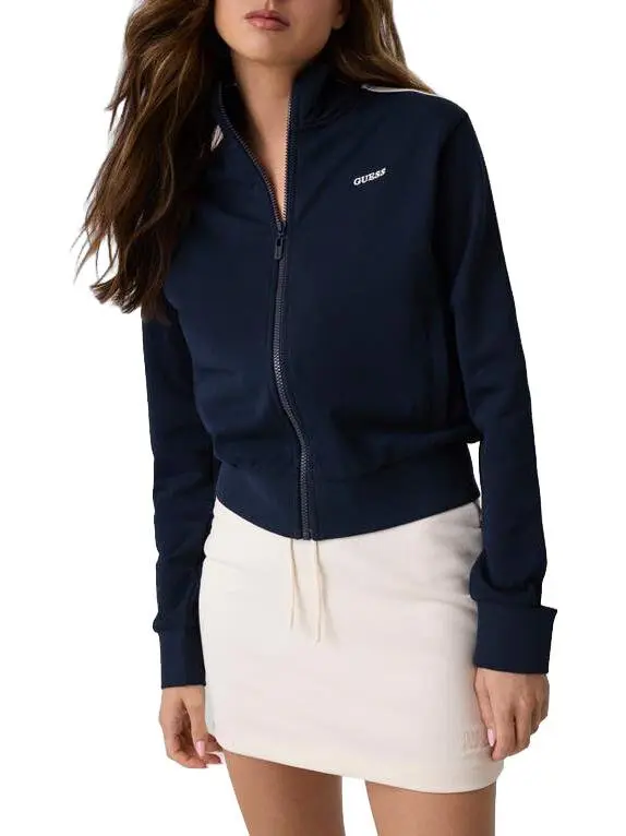 Guess Phoebe Full Zip Sweatshirt - Navy