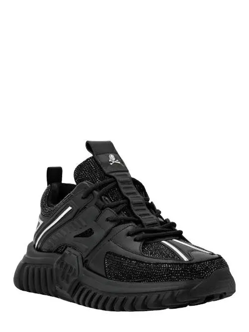 Philipp Plein Runner Stones Sneakers - Black