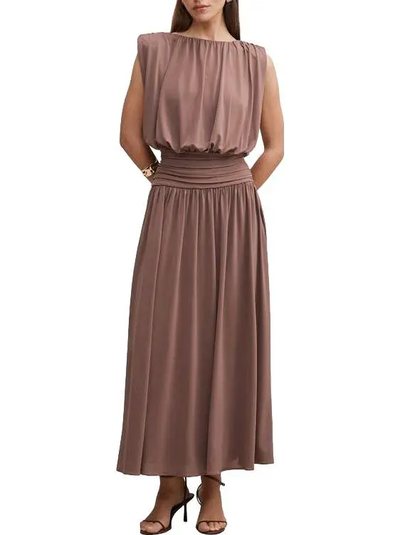 EVER NEW Florabelle Bubble Bodice Maxi Dress - Mocha