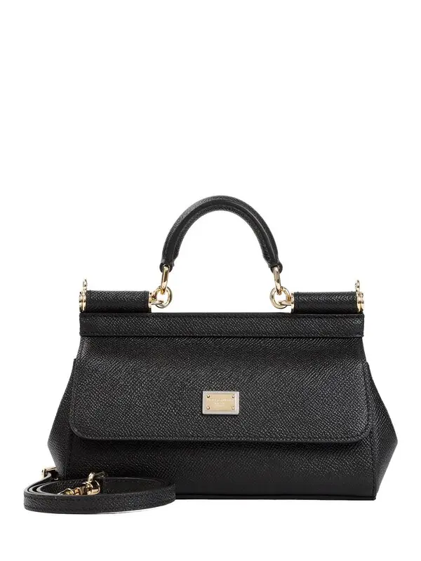 Dolce & Gabbana Small Sicily Top Handle Bag - Black