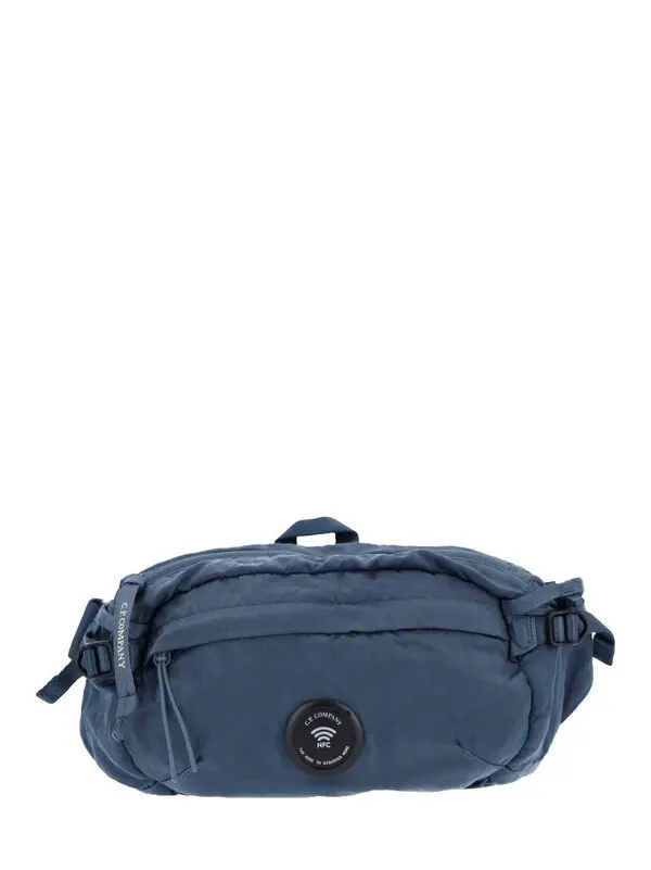 C.P. COMPANY Nylon B Lens Belt Bag - Blue