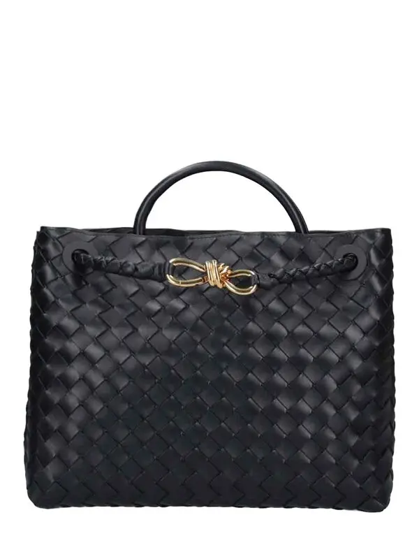 Bottega Veneta Medium Andiamo Bag - Black