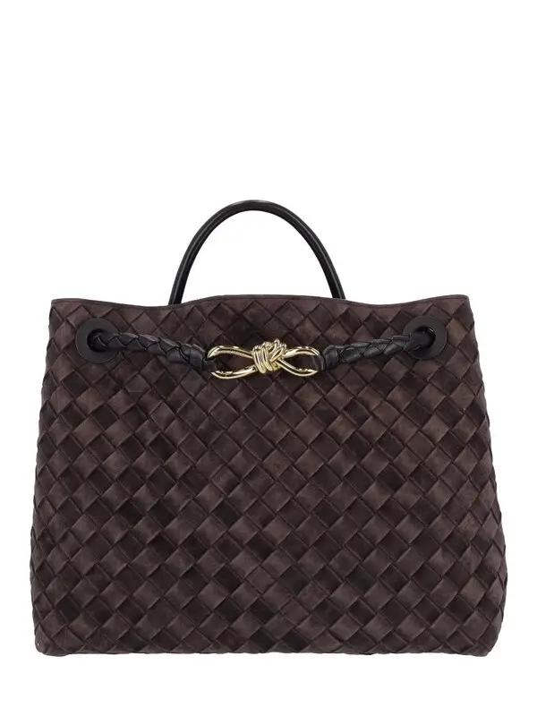 Bottega Veneta Medium Andiamo Bag - Brown
