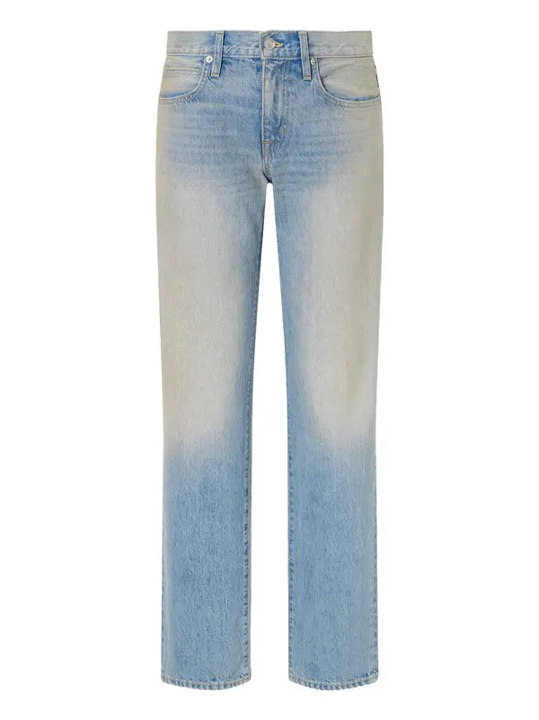 SLVRLAKE Ellie Low-rise Straight-leg Jeans - Blue