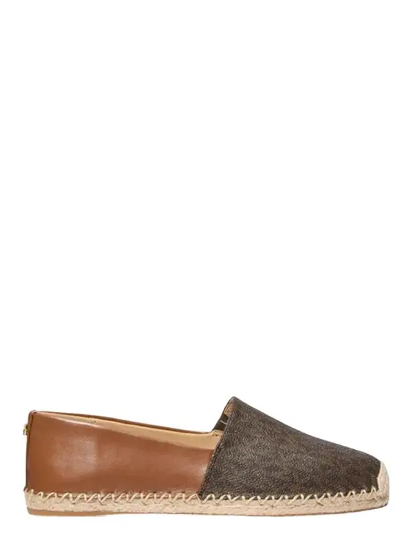 Michael Kors Kenzie Signature Logo Espadrille - Brown