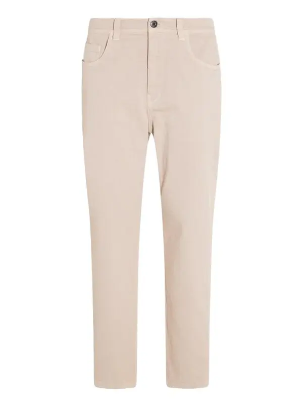 Brunello Cucinelli Straight Leg Jeans - Nude