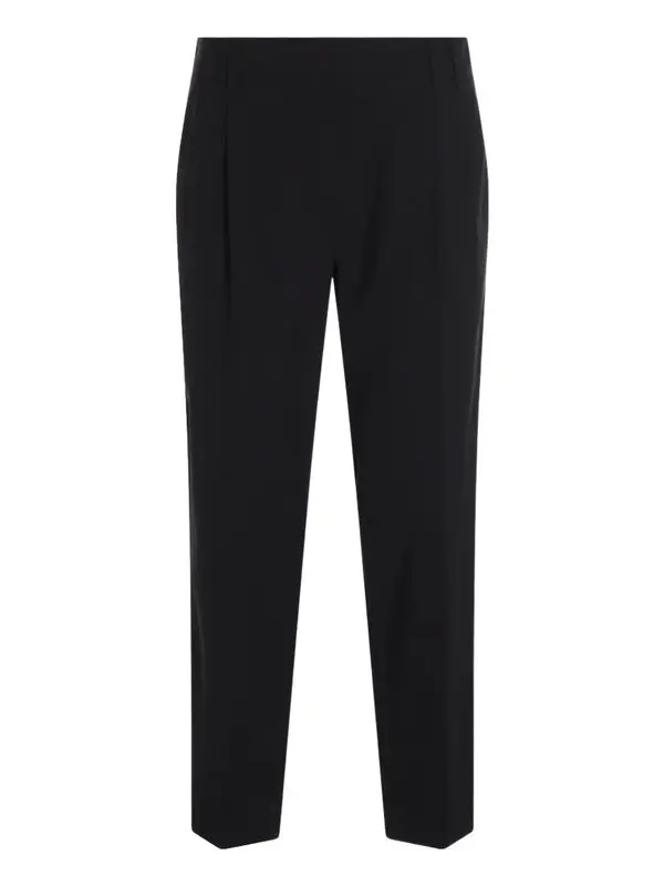 Brunello Cucinelli Tapered Trousers - Black