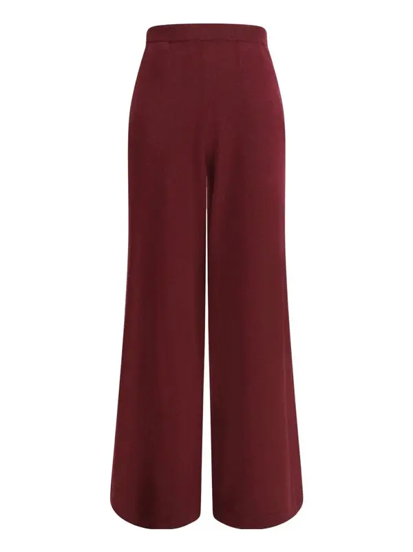 Brunello Cucinelli Knitted Wide Leg Trousers - Brown