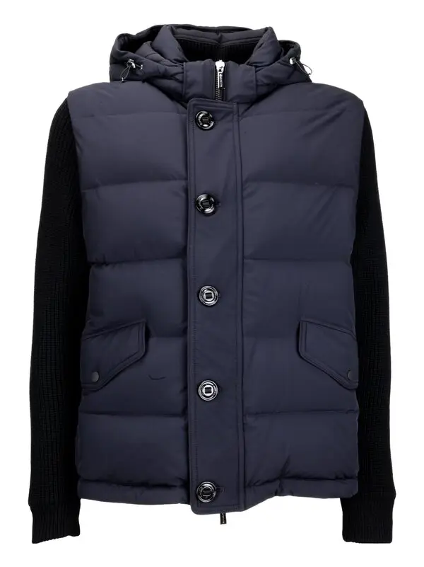 MOORER Foscolo-knm Padded Bomber Jacket - Black