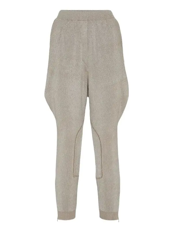 Brunello Cucinelli Ribbed Trousers - Neutral