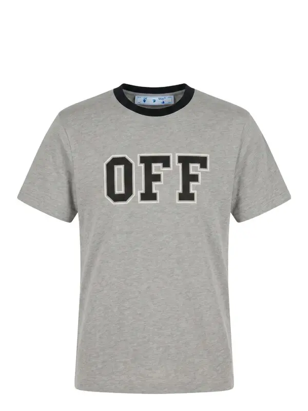 Off-White Short-sleeved T-shirt - Grey