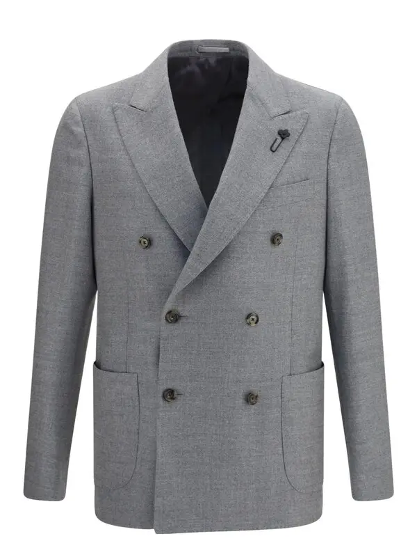 LARDINI Double-breasted Coat - No