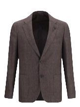 LARDINI Single-breasted Checked Blazer - Black
