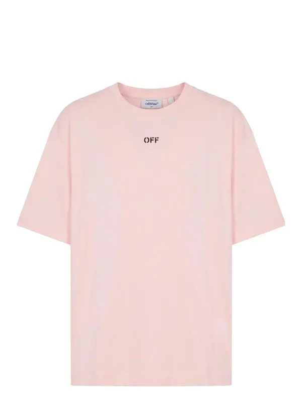 Off-White Short-sleeved T-shirt - Pink