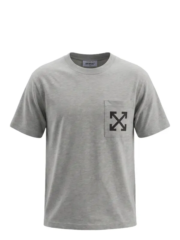 Off-White Graphic T-shirts - Grey
