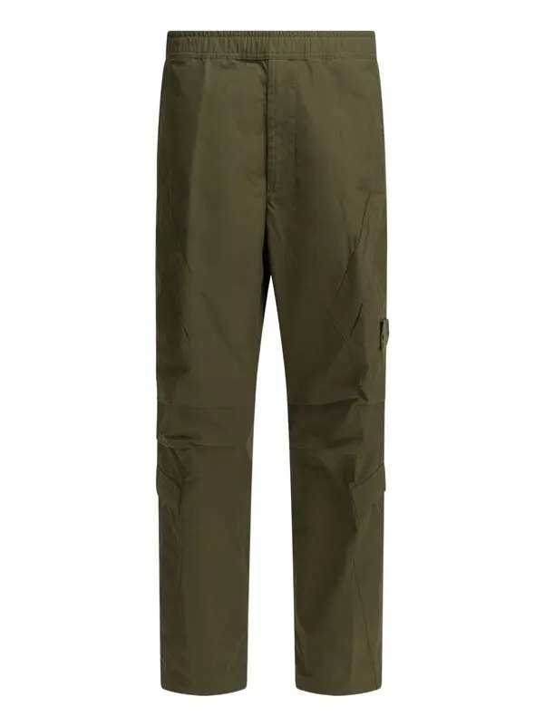 Stone Island Cargo Pants With Logo - Green