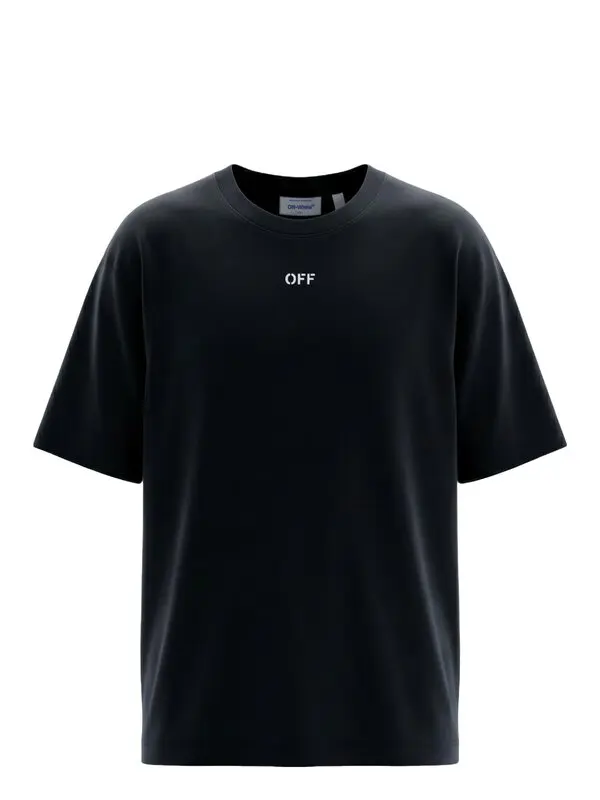 Off-White Short-sleeved T-shirt - Black