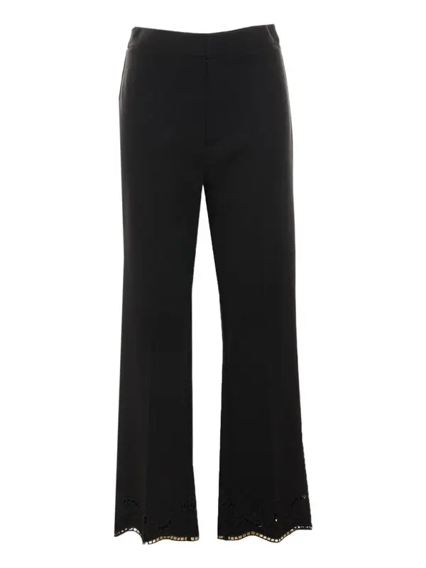 TWINSET Trousers With English Embroidery Details - No
