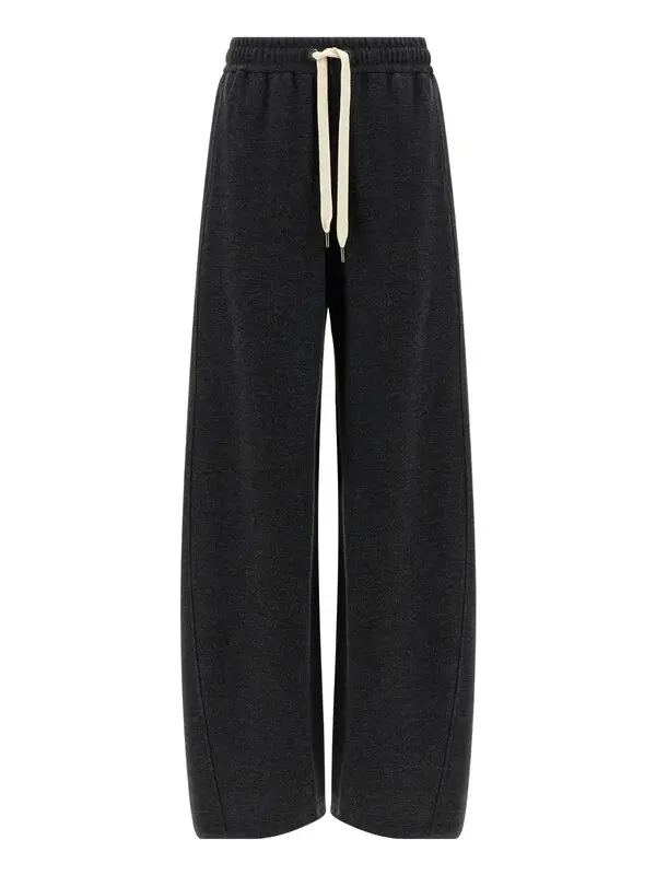 Brunello Cucinelli Drawstring Track Trousers - Black