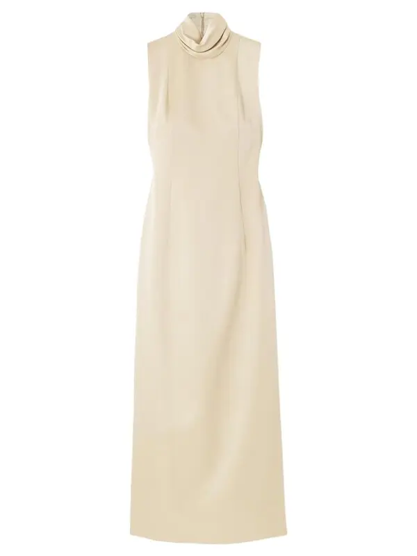 Brunello Cucinelli Satin Gown - Gold