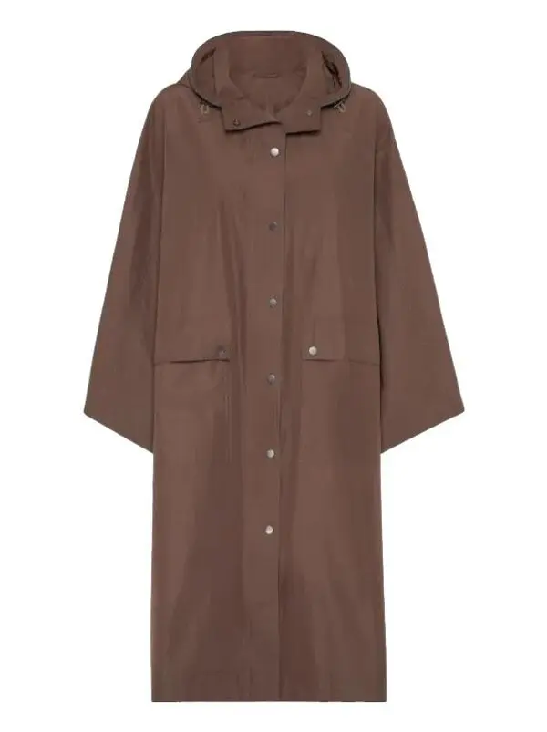 Brunello Cucinelli Oversized Parka - Pine Brown